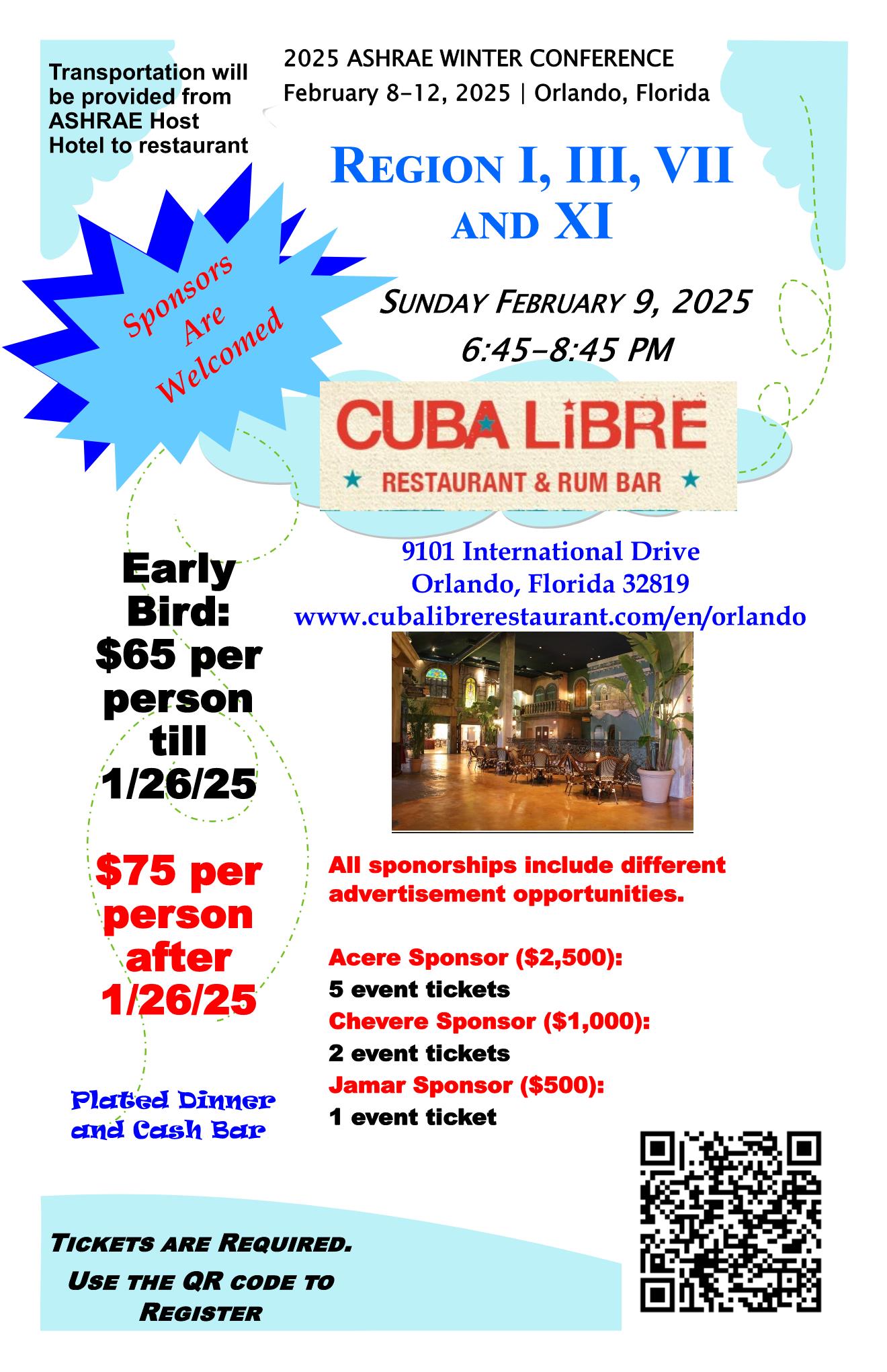 Regional Dinner 2025 Orlando Flyer – ASHRAE REGION III